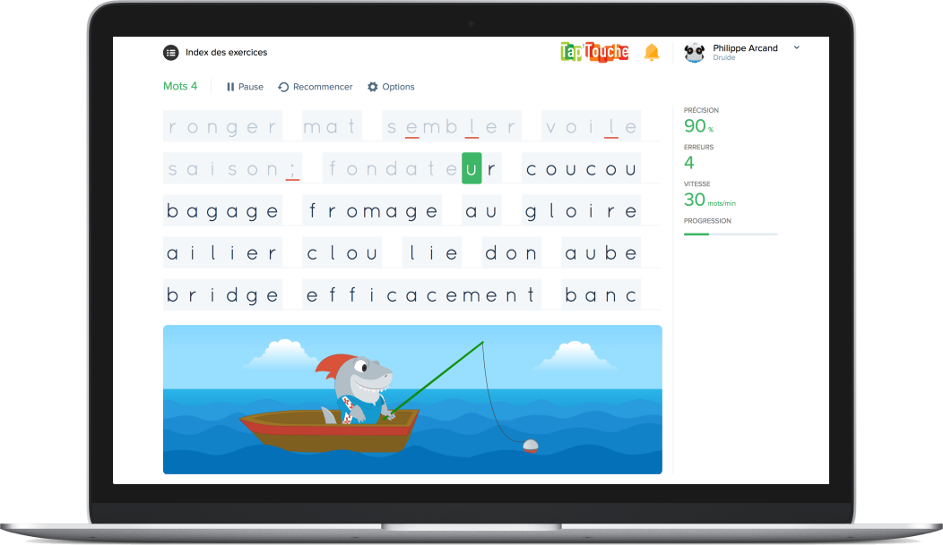 Tapez plus rapidement à l'ordinateur grâce à Tap'Touche
