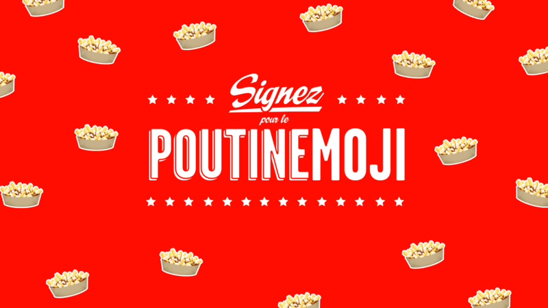 Une pétition pour donner vie à un emoji de poutine