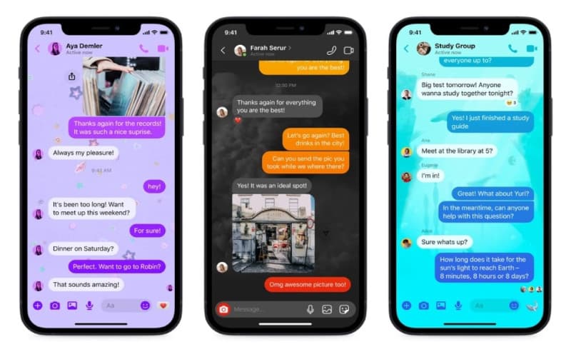 Voici comment changer le thème de vos conversations Messenger et Instagram