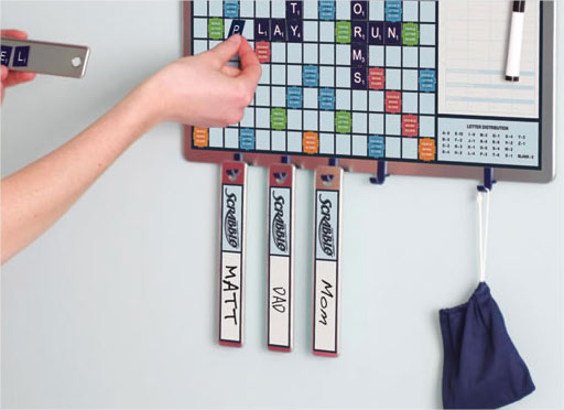 Un jeu de Scrabble mural pour les gens pressés