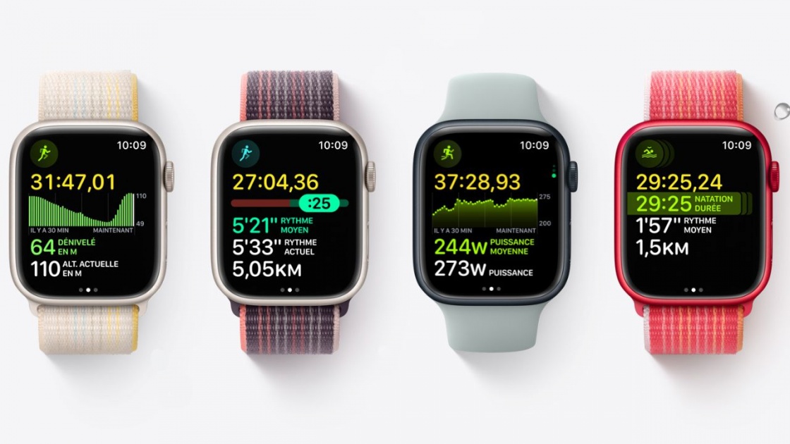 Apple présente de nouvelles montres intelligentes, l’Apple Watch Series ...