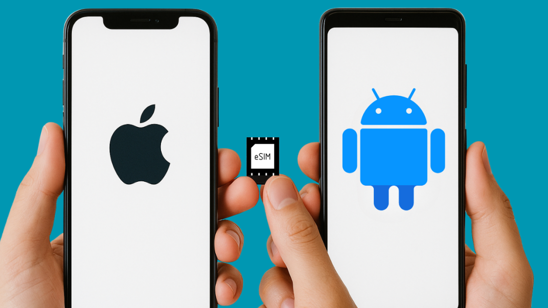 Comment installer une eSIM sur un téléphone iPhone et Android