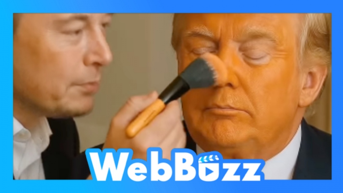 Trump se fait maquiller avec de la poudre de Cheetos