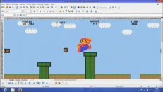 Il crée un tableau de Super Mario Bros. dans un logiciel style Excel!